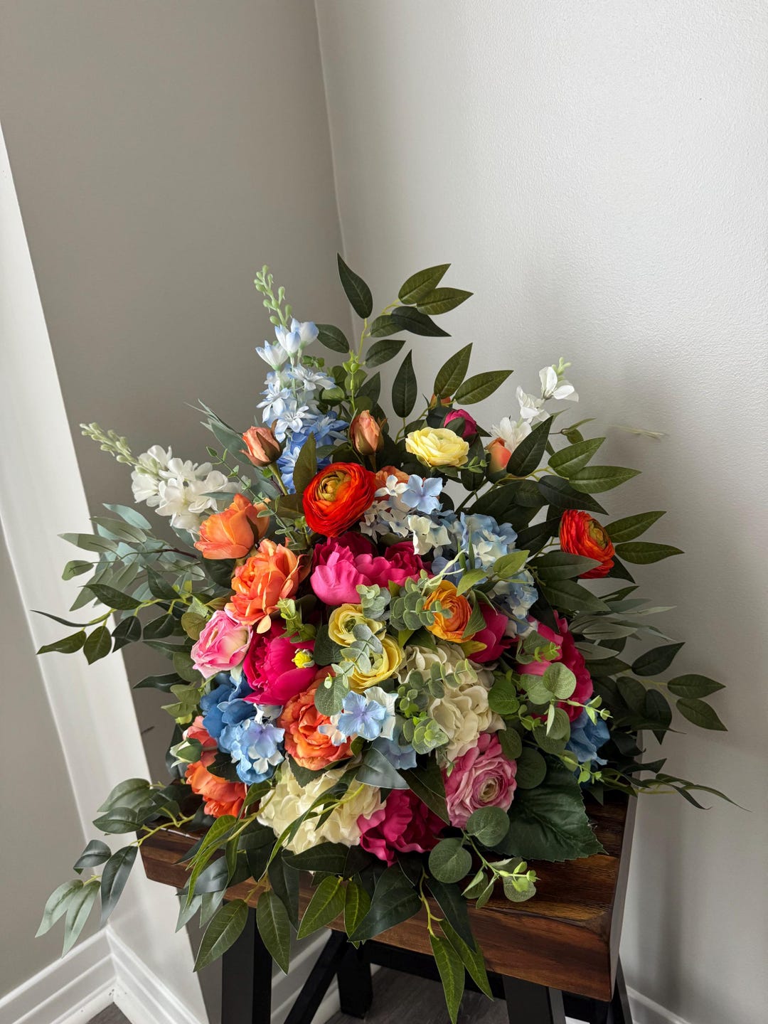 Wedding Aisle Arrangement Arch Free Standing Arch Arrangement Wild ...