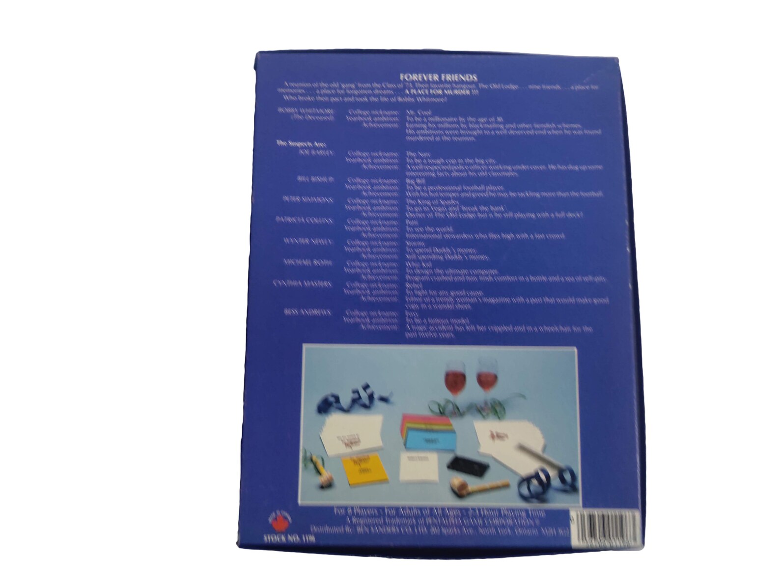 A Game of Murder Forever Friends Murder Mystery Board Game Vintage Role ...