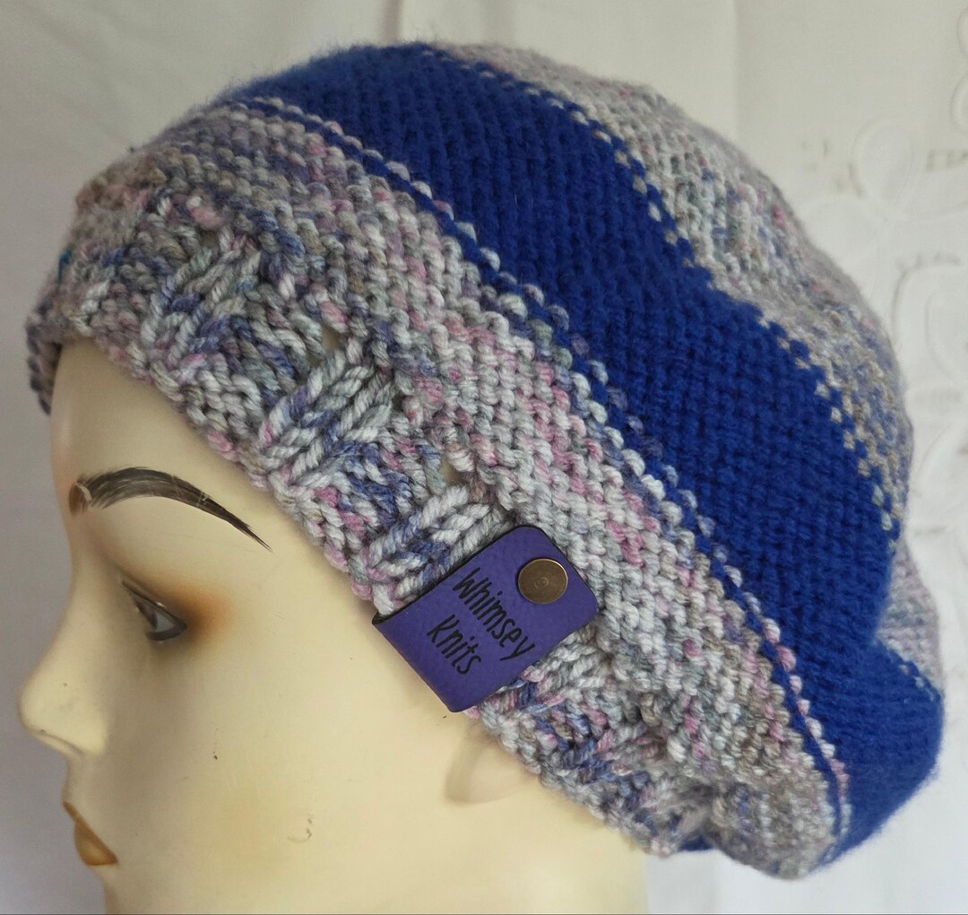 Blue Speckled Brouch With a Blue Band - Etsy