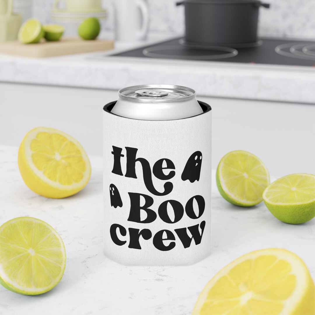 The Boo Crew Halloween Can Cooler Koozie - 2 Sizes - Slim/regular - Etsy
