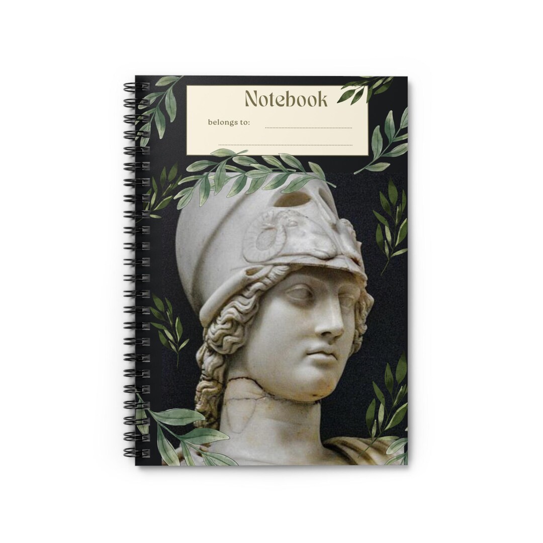 Greek Roman Goddess Spiral Notebook - Ruled Line, Journal, Writing Pad ...