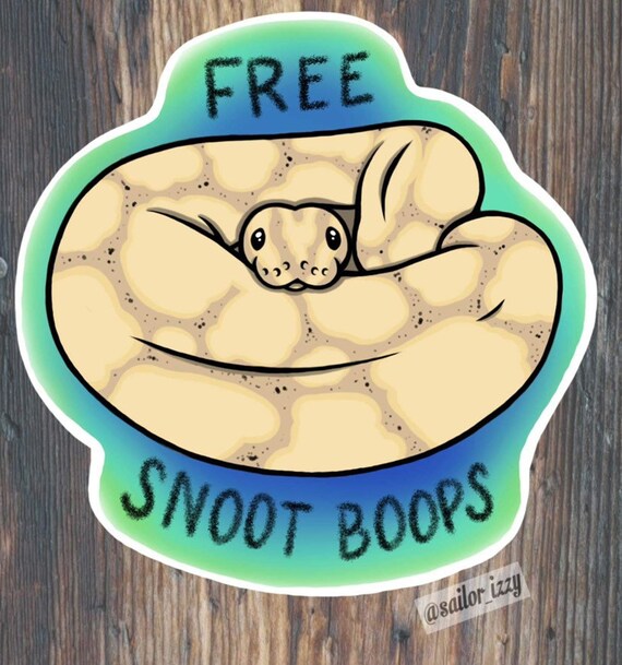 Free snoot boops sticker | Etsy