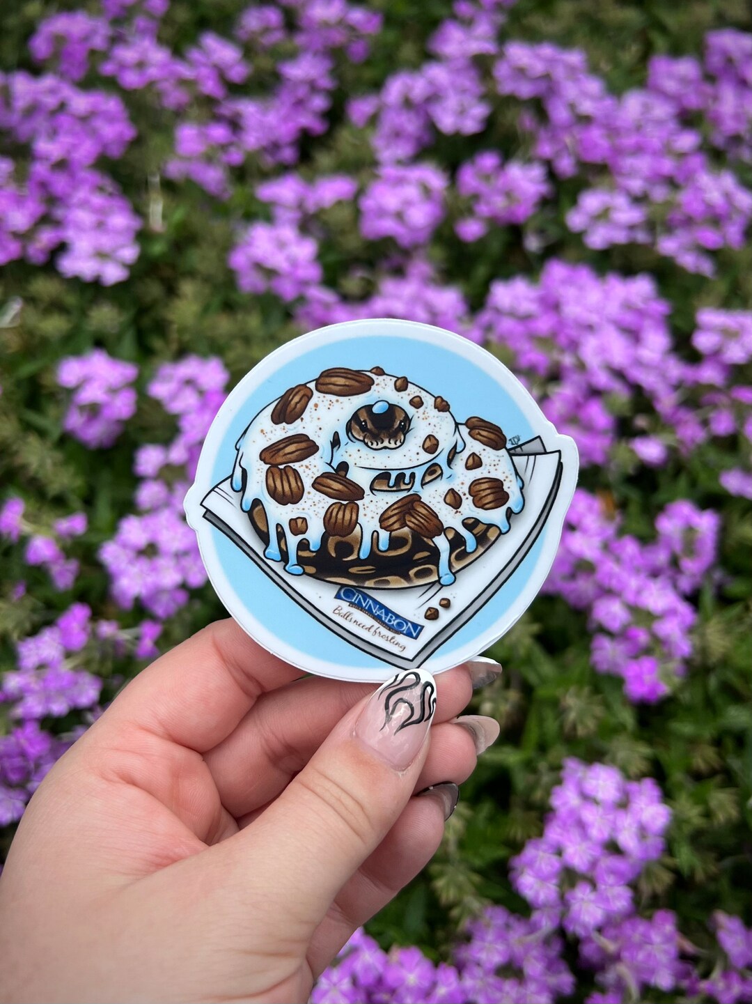 Cinnabon Ball Python Sticker - Etsy