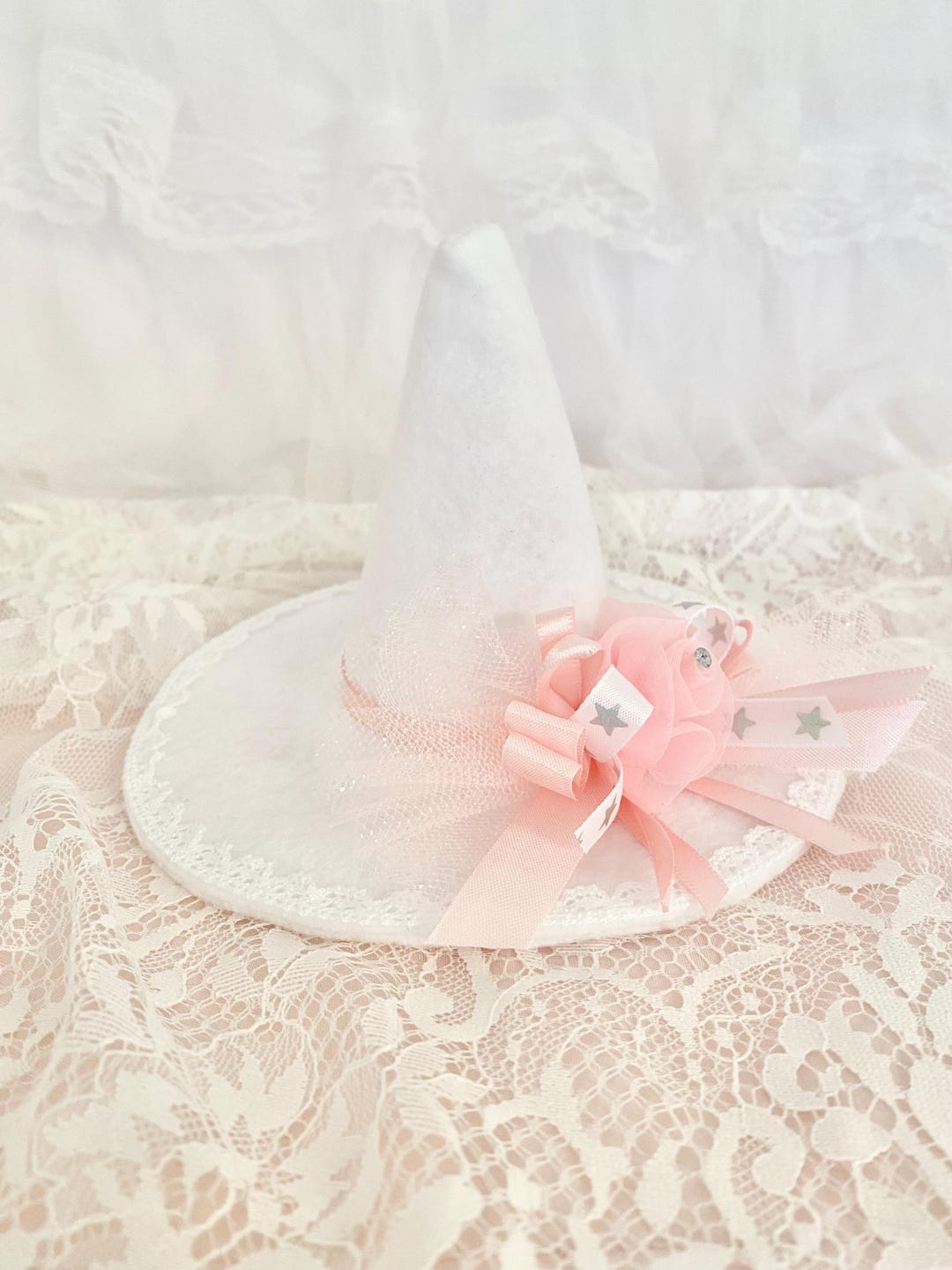 Shabby Chic Witches Hat, Cauldron, Witch Broom, Shabby Chic Halloween ...