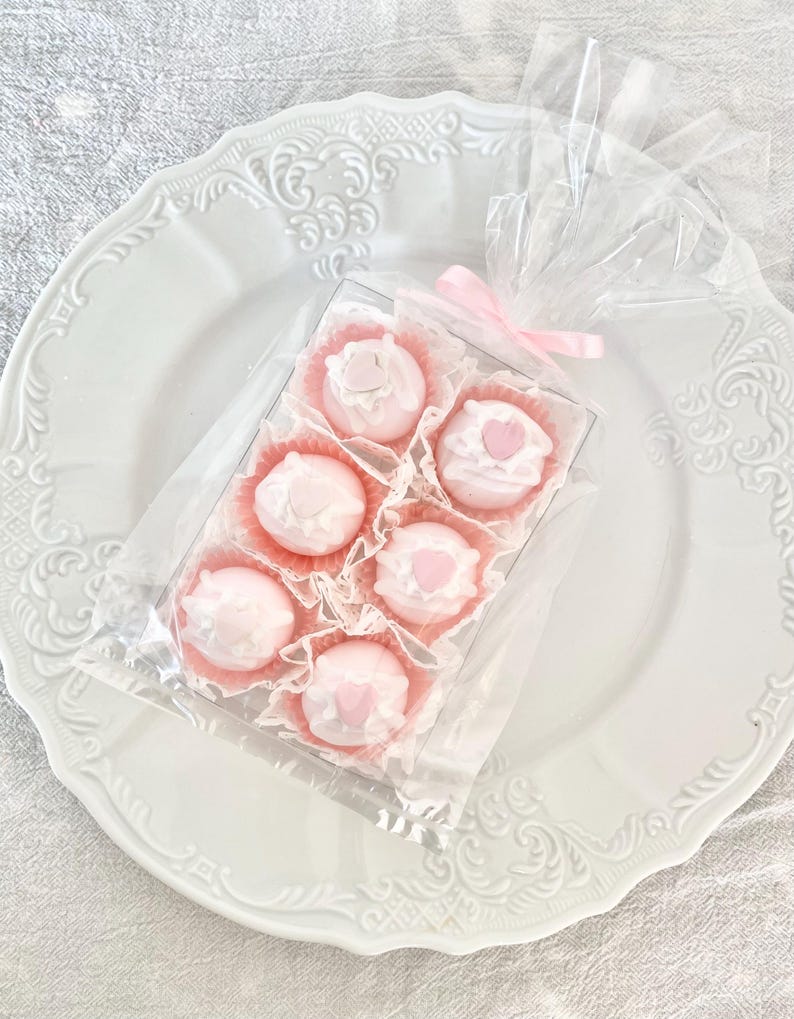 Faux Pink Heart Bon Bons, Valentine Tier Tray Decor, Marie Antoinette ...