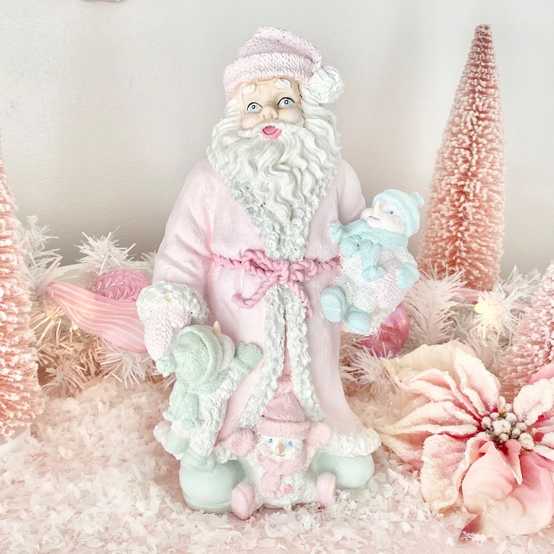 Pink Santa - Etsy