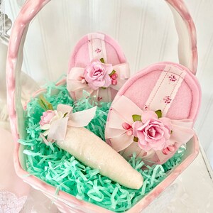 Set of Two Small Pink Felt Accent Eggs Romantic Pink Easter Decor ...