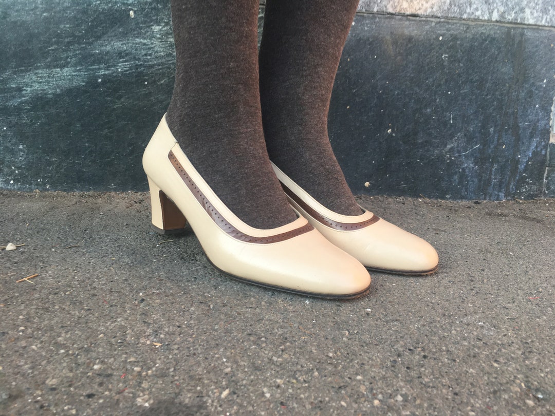 Mario Pisani Woman Shoes Made in Italy Original Vintage Cream With ...