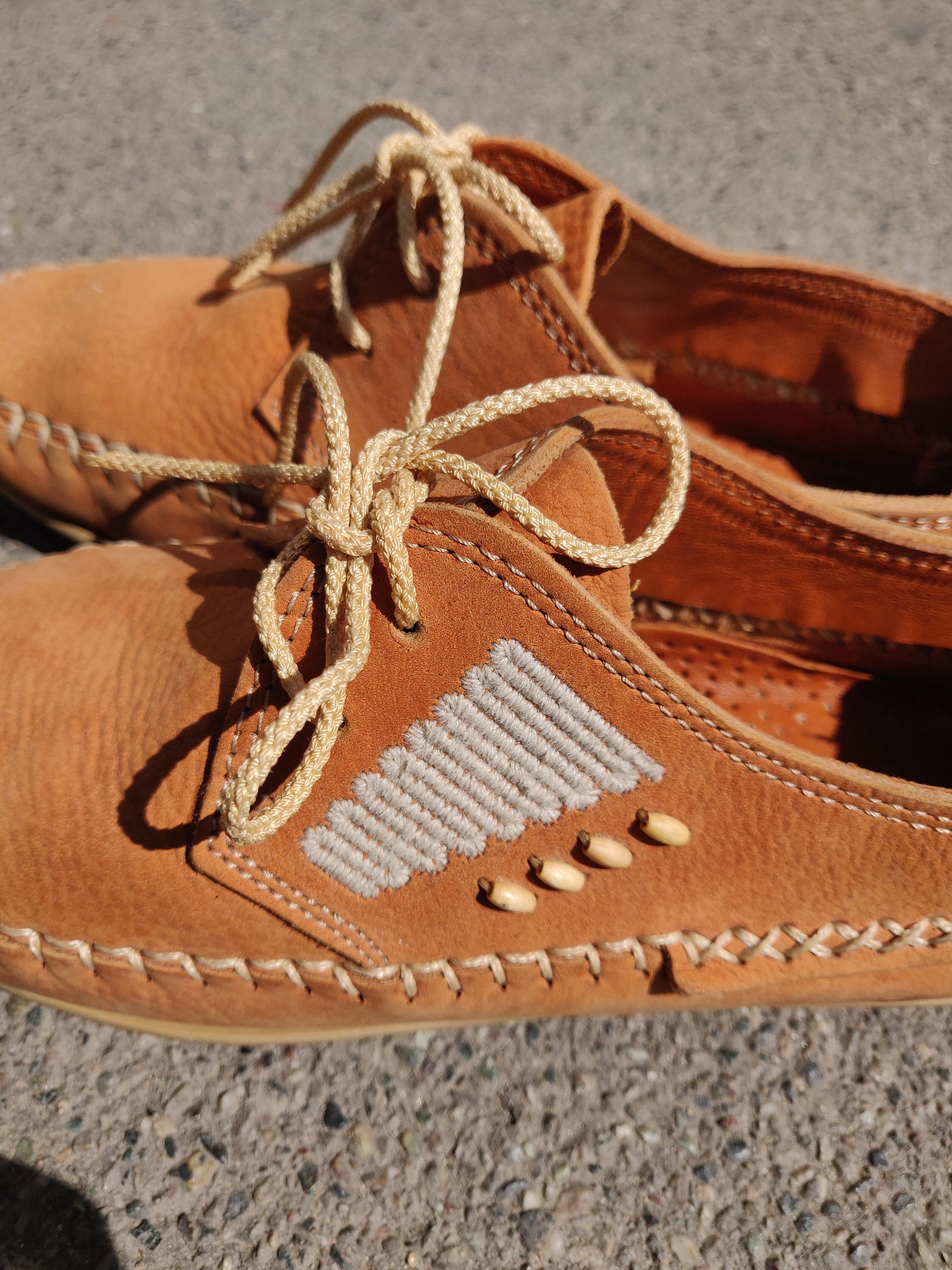 Unique Moccasin Native American Loafer Indian Style Apache Hippie 70s ...