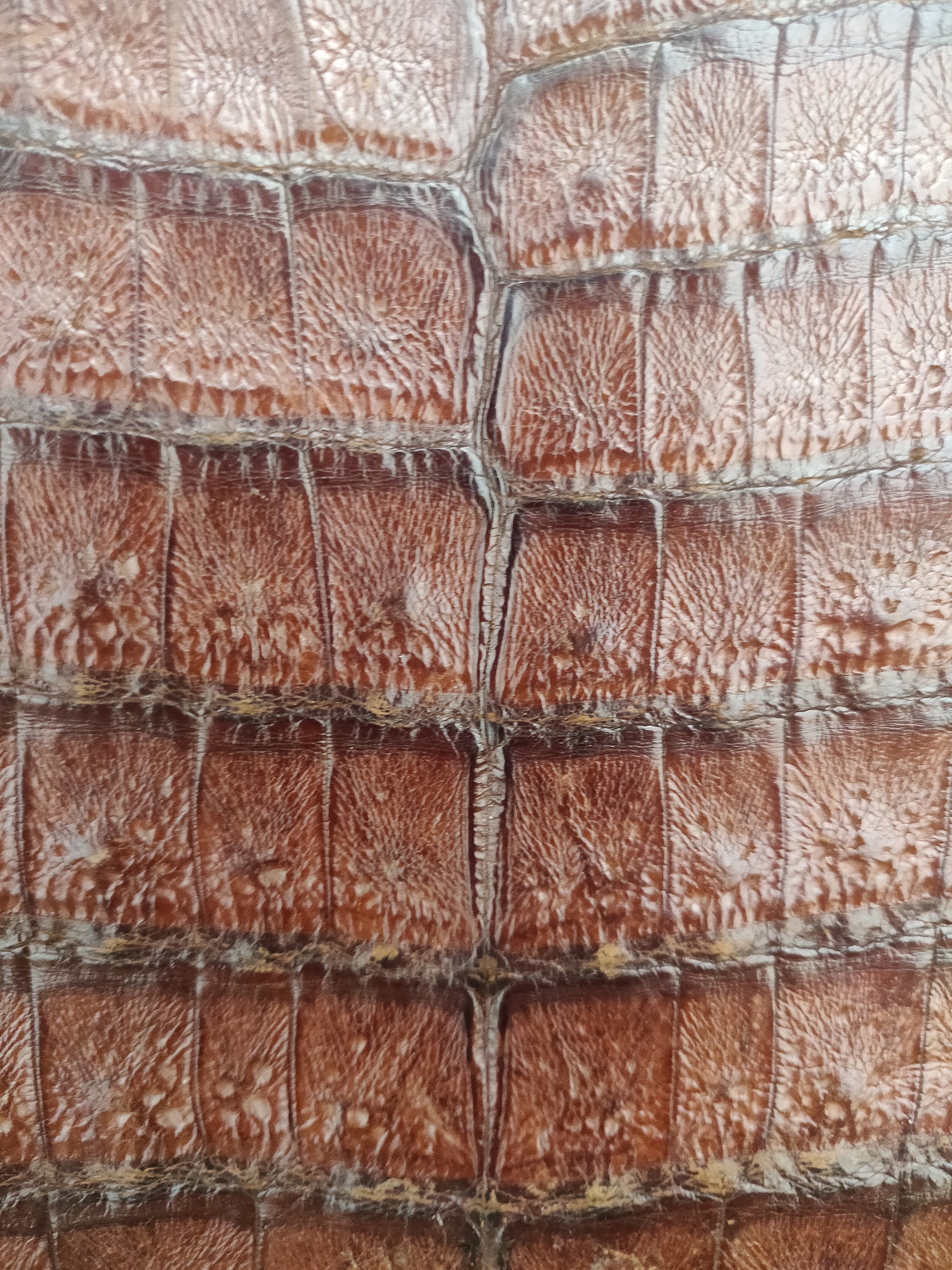 80s Brown Original Exotic Leather Croc Snake Python Genuine Leather Bag ...