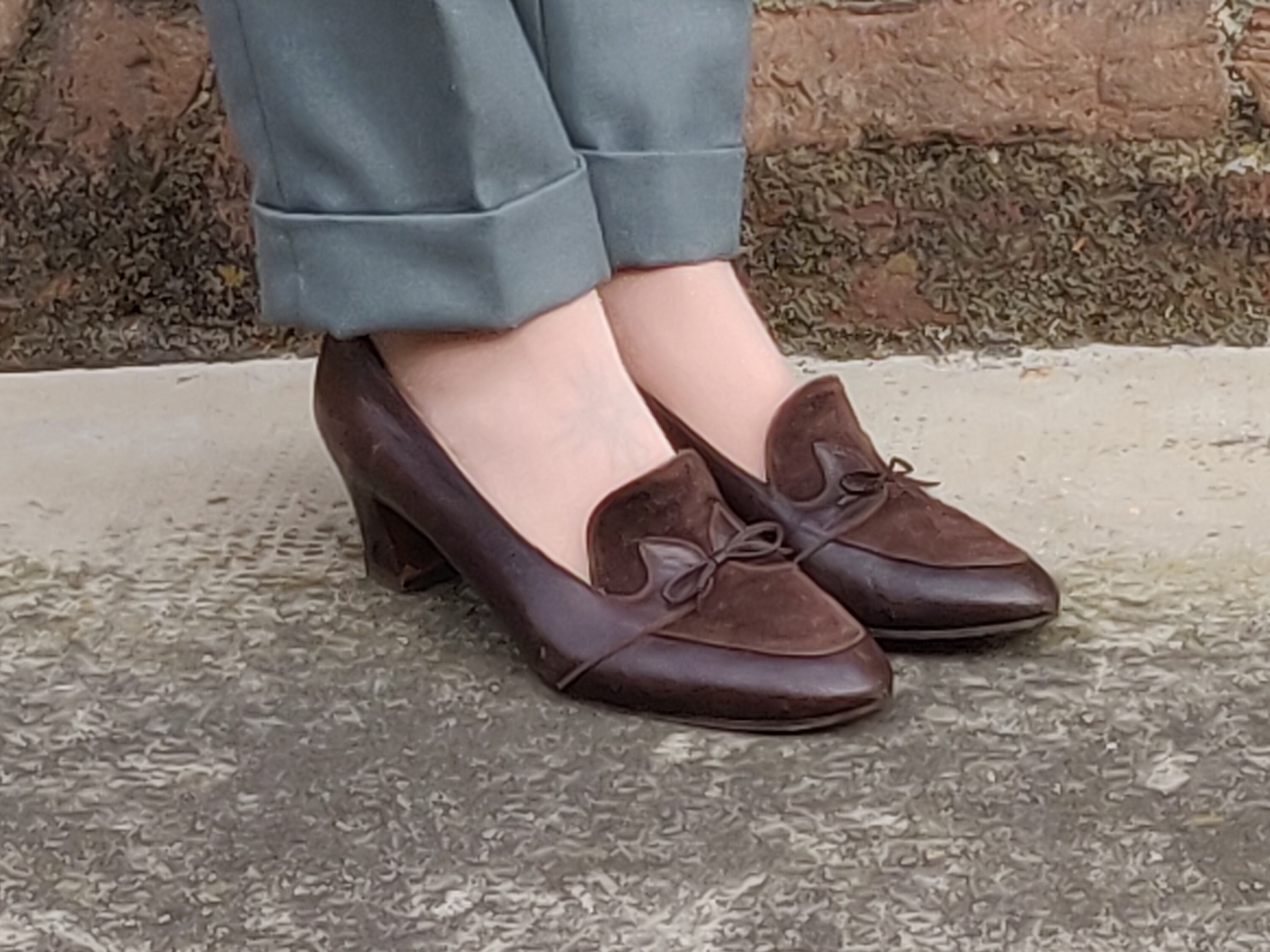 Decoltee Brown Shoes Suede & Leather Made in Italy Original - Etsy