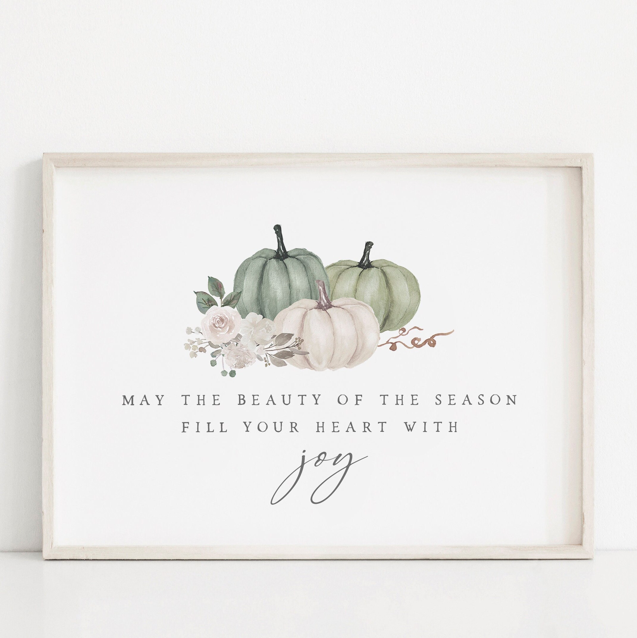 Fall Blessing Printable Autumn Quote Wall Art Seasonal - Etsy