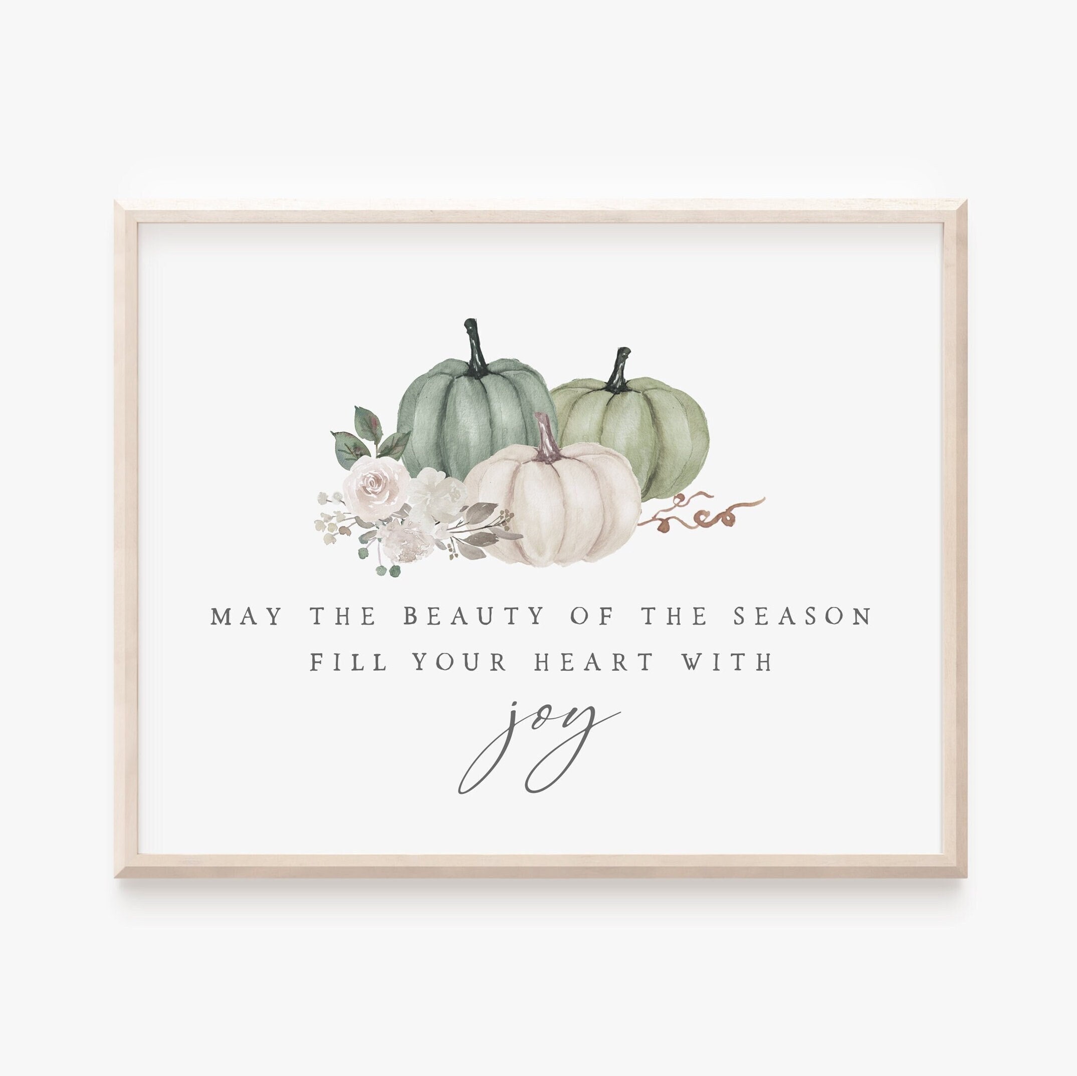 Fall Blessing Printable Autumn Quote Wall Art Seasonal - Etsy
