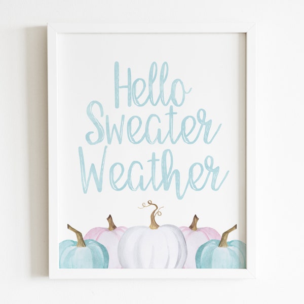 Sweater Weather Printable - Etsy