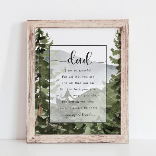 Daddy Gift Dad Daughter Gift Dad Daughter Frame Dad Daughter | Etsy UK