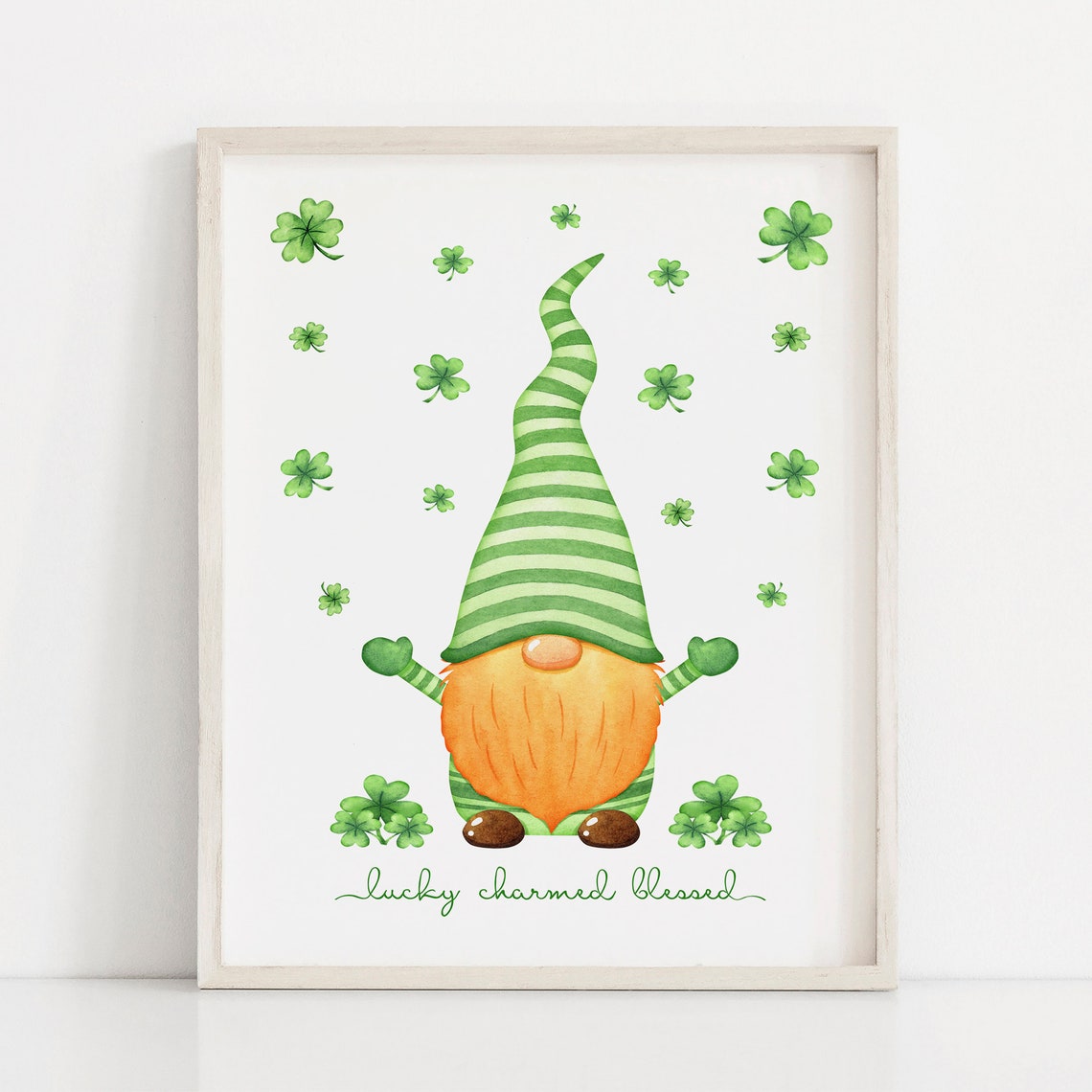 St. Patrick's Day Printable St. Patrick's Day Gnome - Etsy