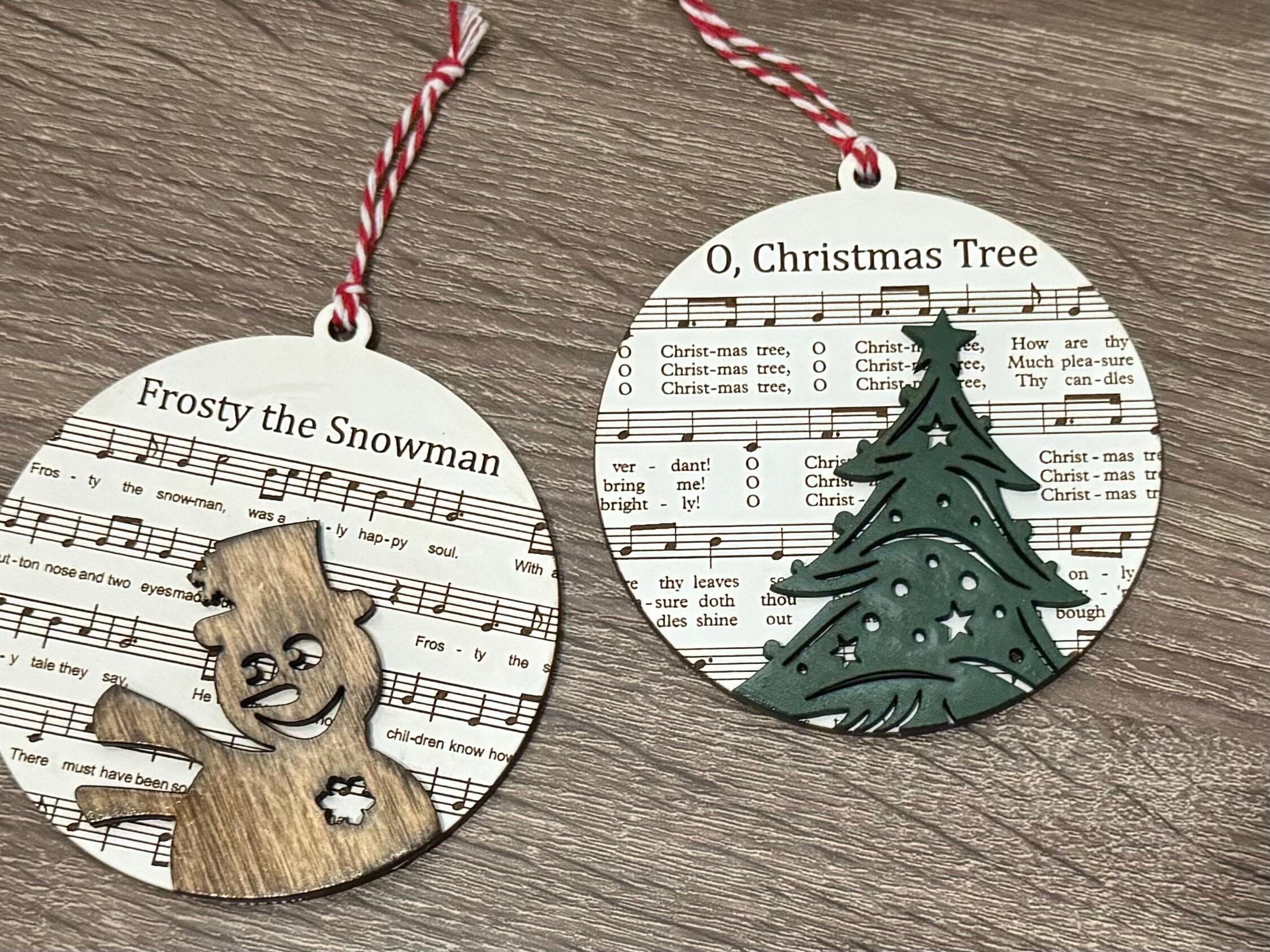 Christmas Carol Ornament - Etsy