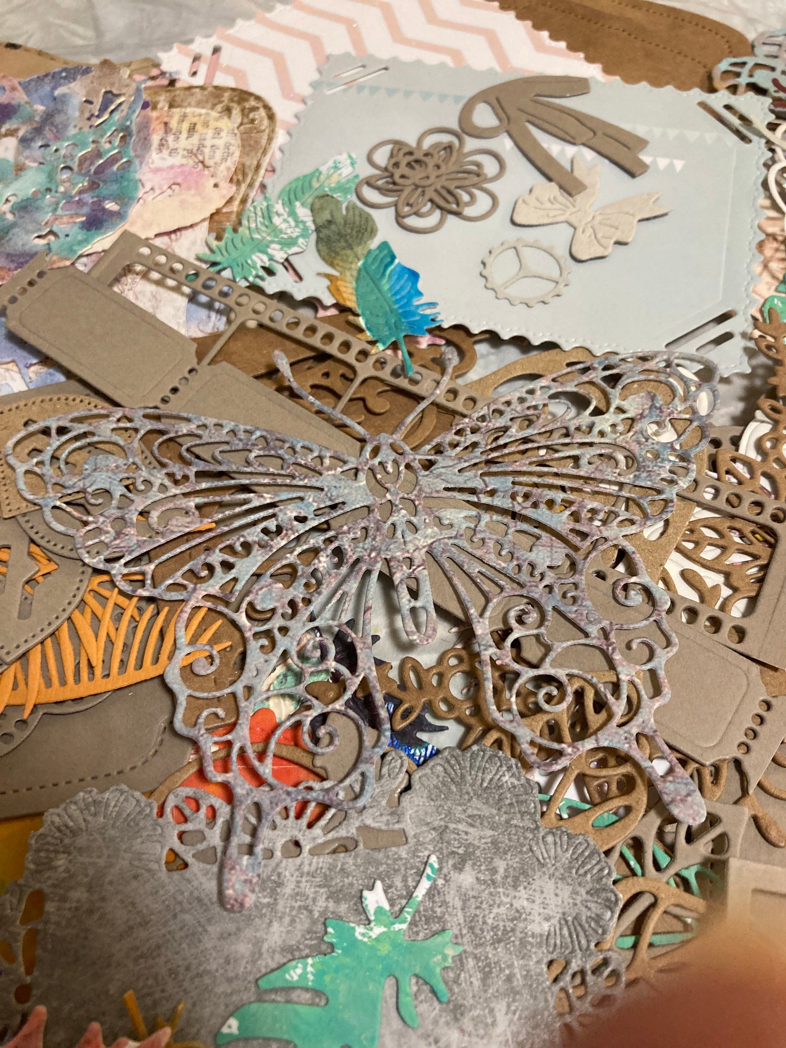 50 Random Die Cuts - Etsy