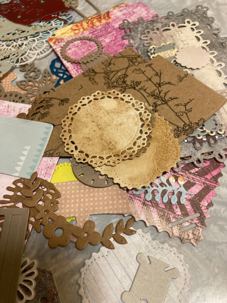 50 Random Die Cuts - Etsy