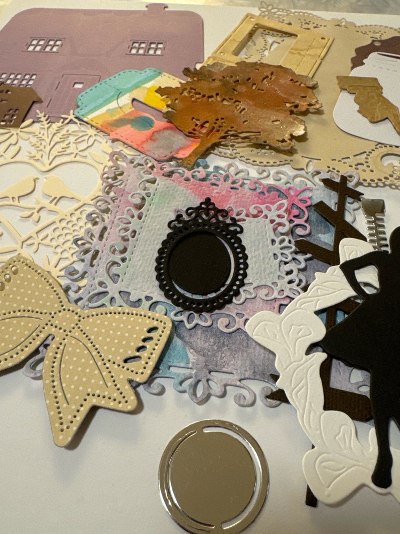 50 Random Die Cuts - Etsy