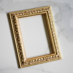5x7 IN Vintage Style Ornate Gold WOOD Frame for Painting, 13x18 Cm ...