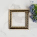 6x6 IN Wood Frame for Wall Art Golden Black 15X15 CM Vintage Style ...