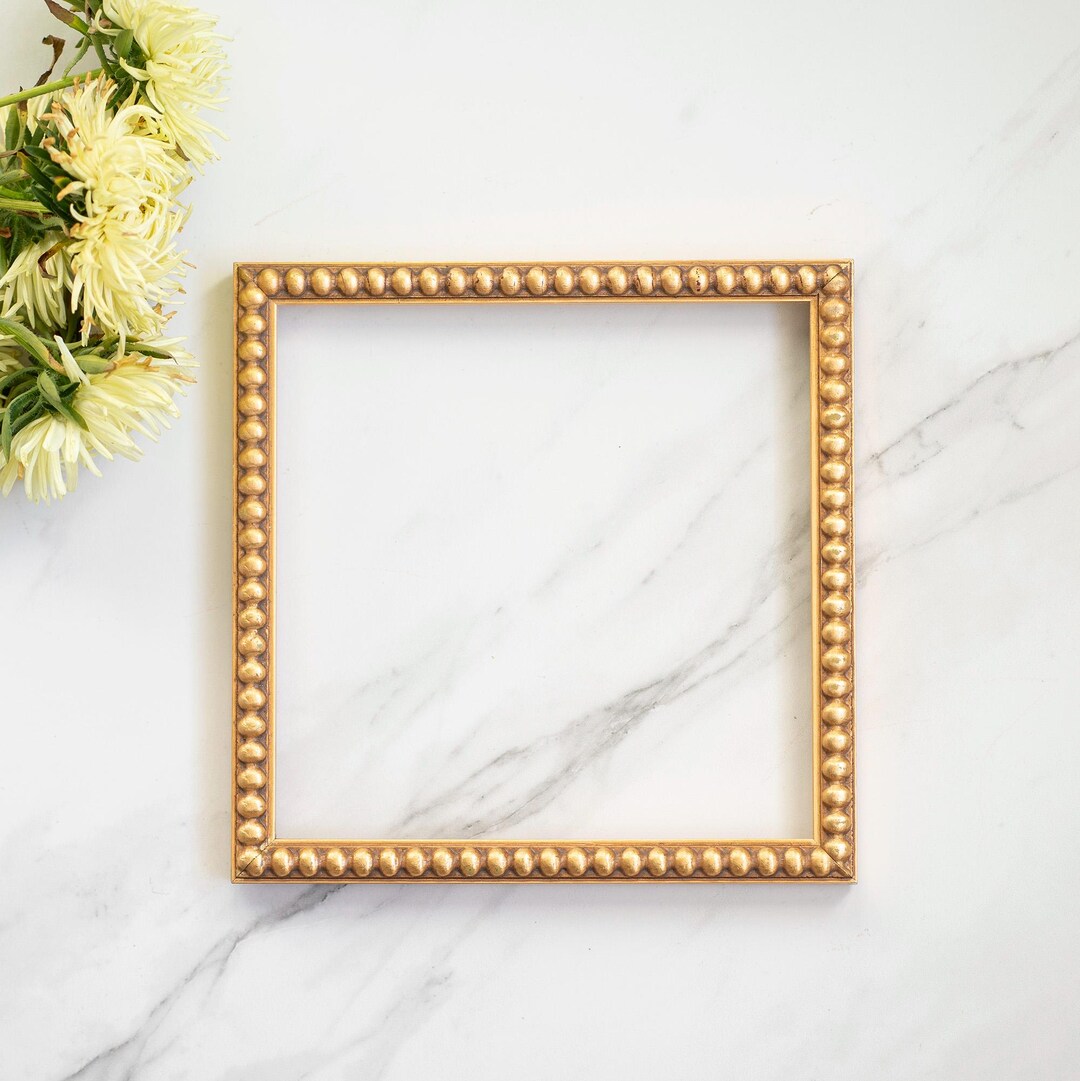 8x8 IN Vintage Style Ornate Gold Wood Frame for Gallery Wall Art 20X20 ...