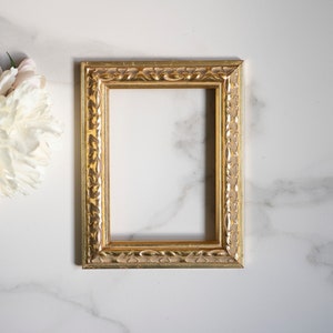5x7 IN Vintage Style Ornate Gold WOOD Frame for Painting, 13x18 Cm ...
