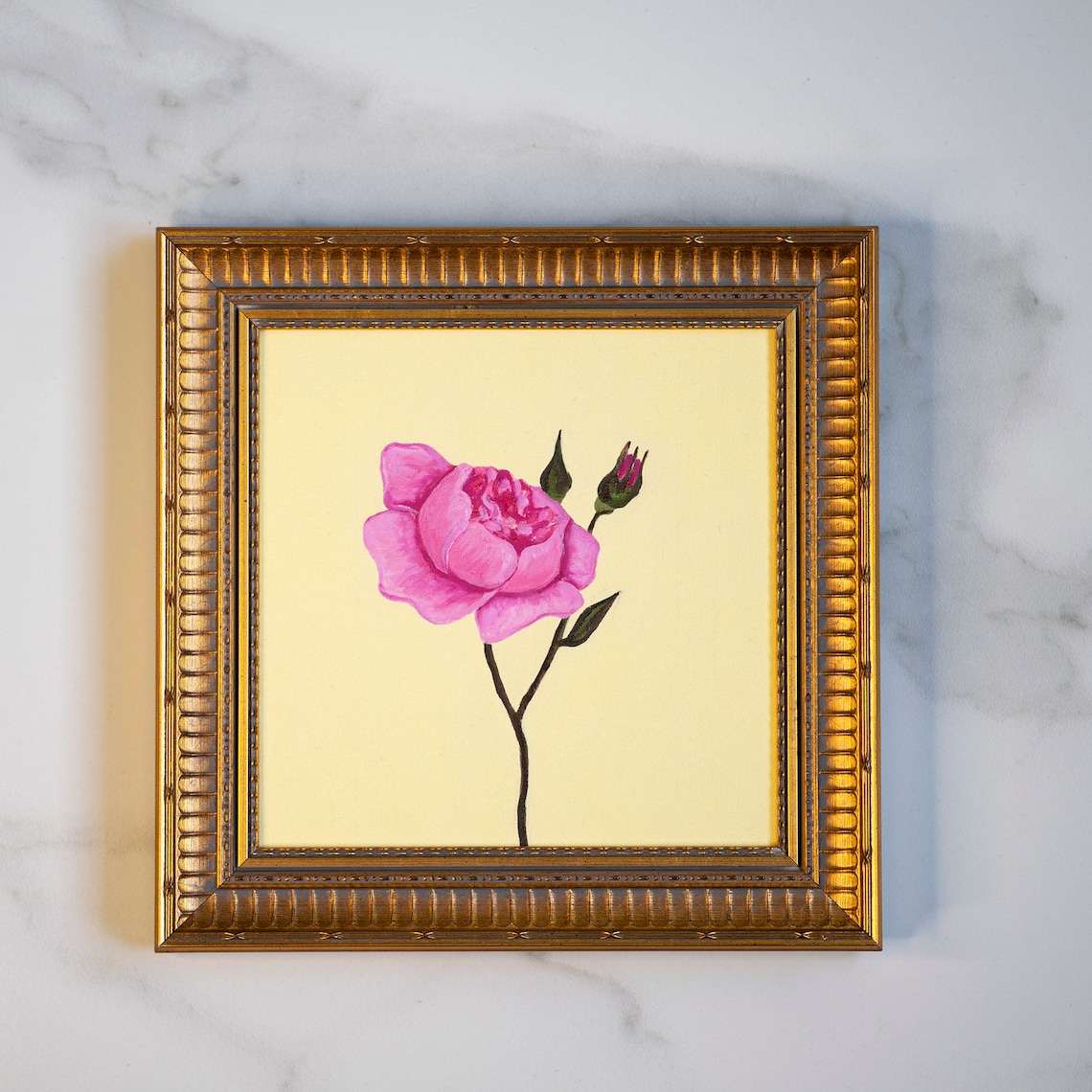 8x8 IN Vintage Style Ornate Gold Leaf Baroque Wood Frame for Gallery ...