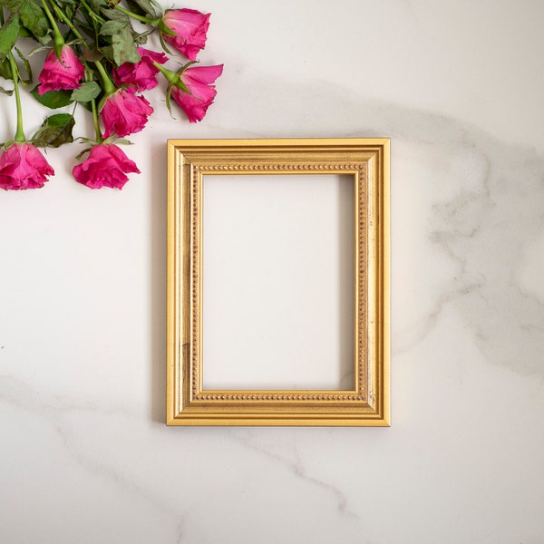 Antique 5x7 Gold Frame - Etsy