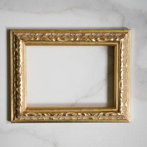 5x7 IN Vintage Style Ornate Gold WOOD Frame for Painting, 13x18 Cm ...