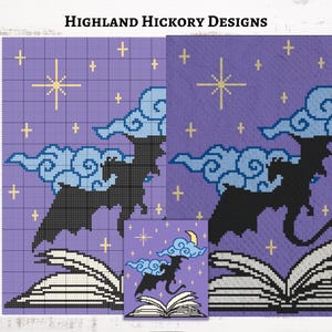 Dragon Story Graph Crochet Pattern C2C Graphgan + Written Instructions ...