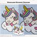 Sleeping Unicorn Graph Crochet Pattern C2C Graphgan + Written ...