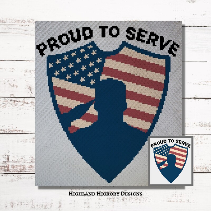 Crochet American Flag and Soldiers Pattern - Etsy