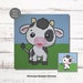 Baby Cow Graph Crochet Pattern C2C Graphgan + Written Instructions ...