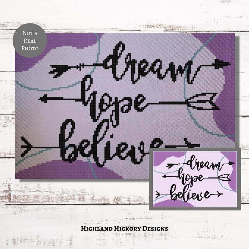 Dream Graph Crochet Pattern C2C Mini C2c Tss Sc Hdc Dc - Etsy