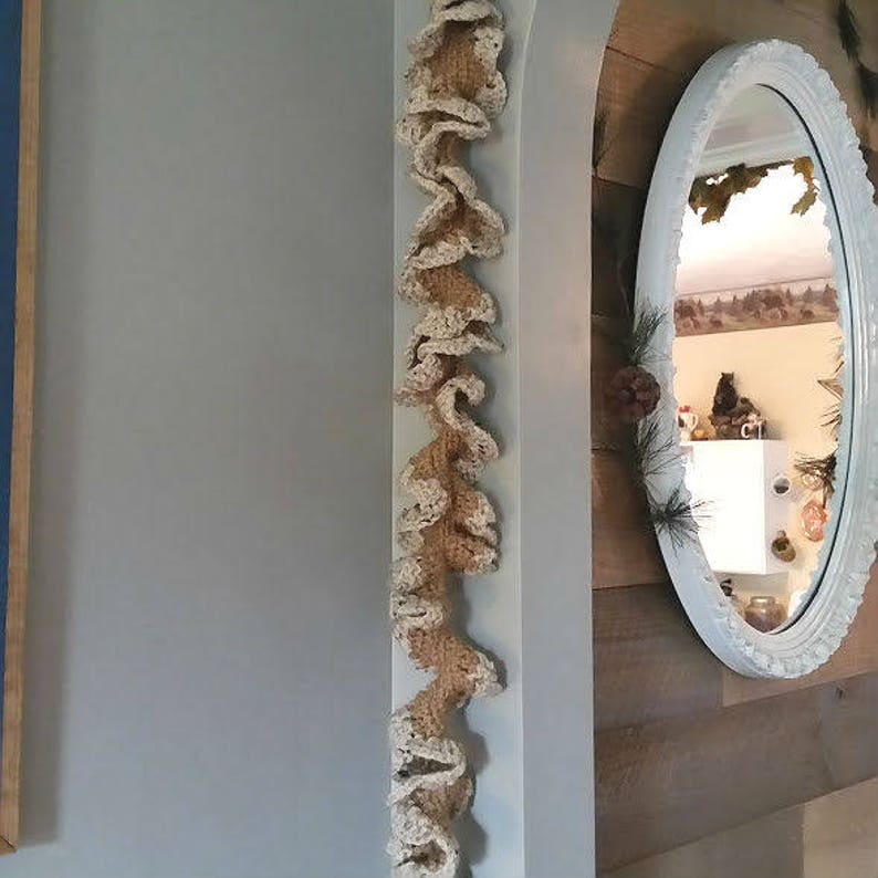 Crochet Burlap-like Ruffle Garland PATTERN ONLY Pdf Instant - Etsy