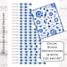 Blue Flowers Graph Crochet Pattern C2C Graphgan + Written Instructions ...