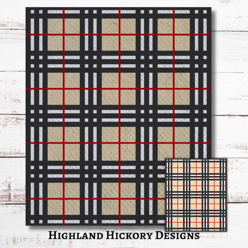 Burberry Stitching - Etsy