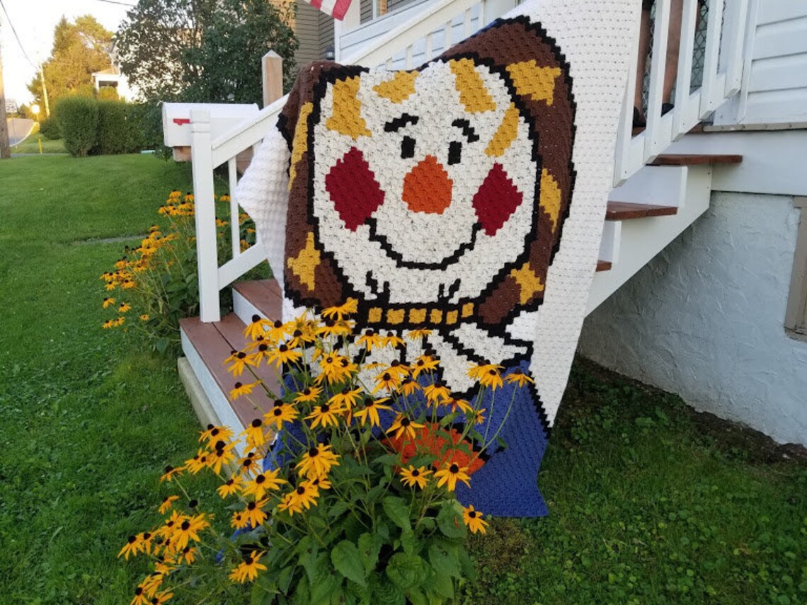 Scarecrow Graph Crochet Pattern C2C and SC Graphgan + Written ...