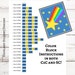 Shooting Star Graph Crochet Pattern C2C, Mini C2c, Tss, Sc, Hdc, Dc ...