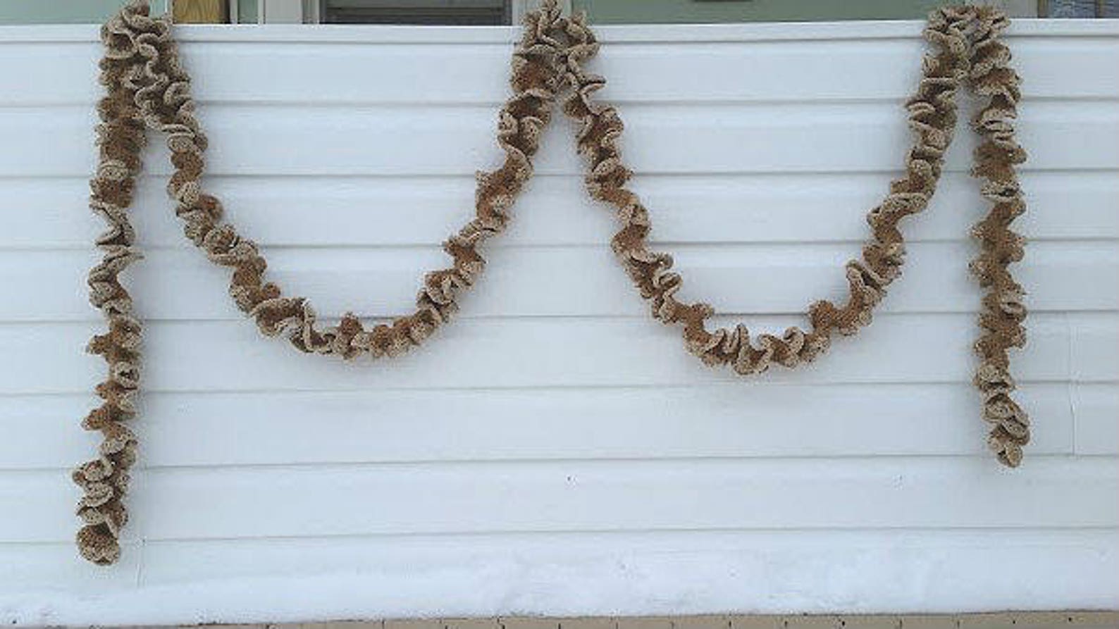 Crochet Burlap-like Ruffle Garland PATTERN ONLY Pdf Instant Digital ...
