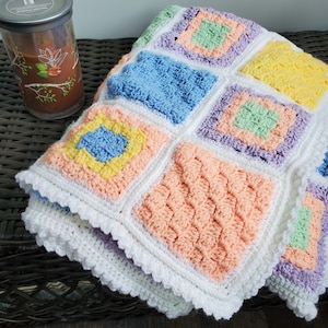 Crochet Building Blocks Baby Blanket PATTERN ONLY!!! Corner to Corner ...