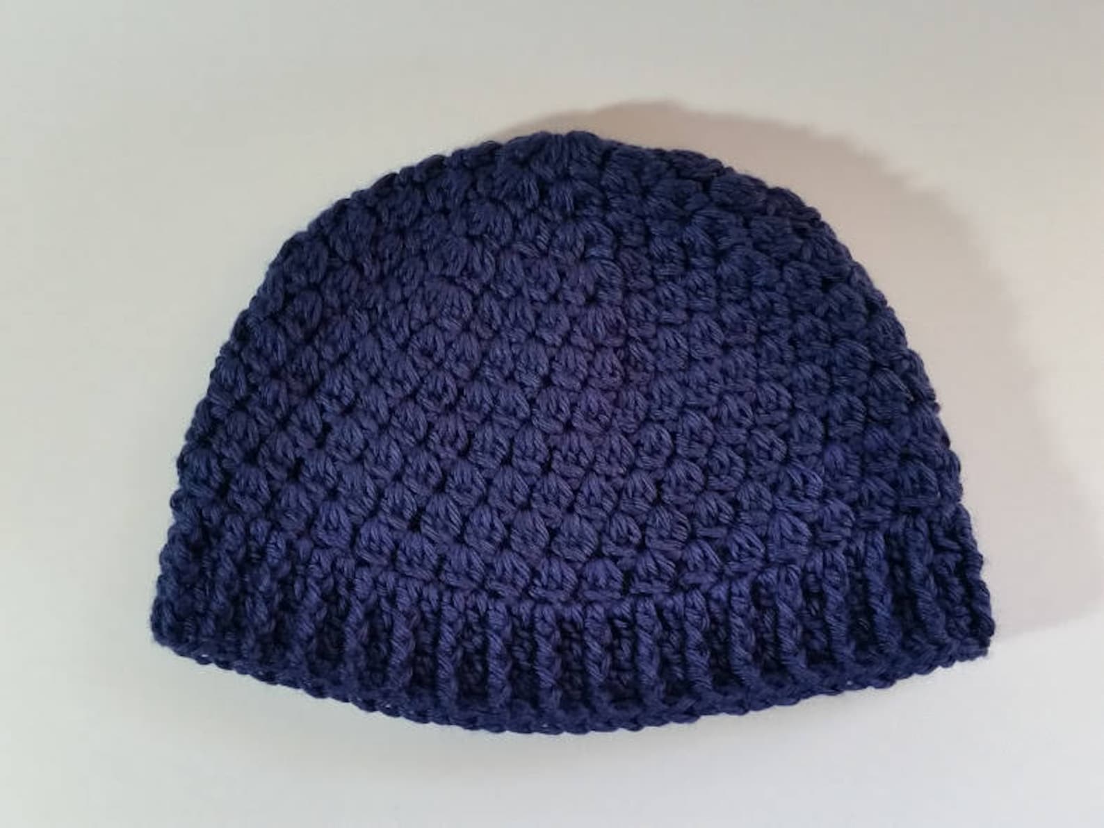 Crochet Navy Clusters Hat PATTERN ONLY Pdf Instant Digital Download ...