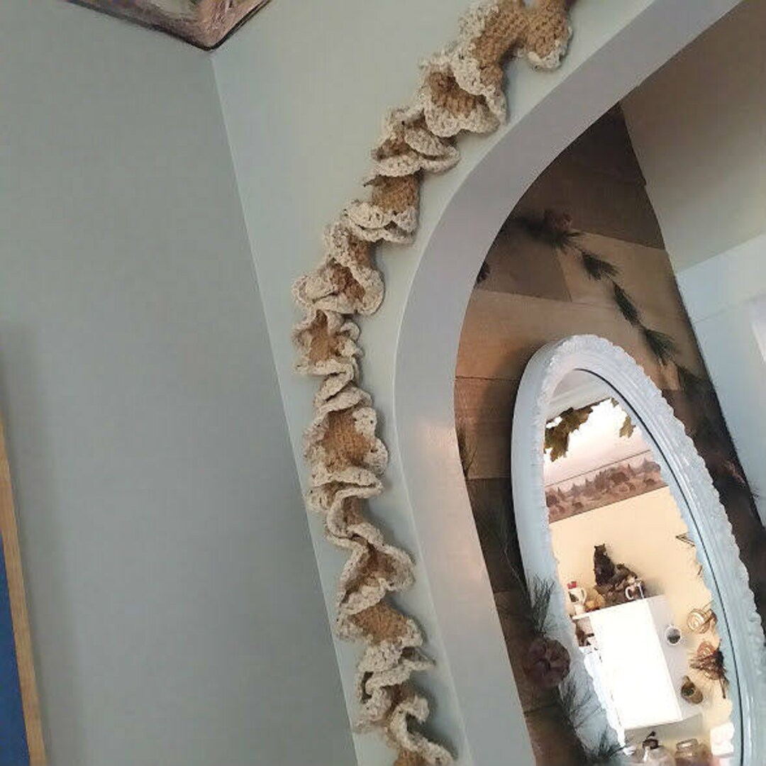 Crochet Burlap-like Ruffle Garland PATTERN ONLY Pdf Instant Digital ...