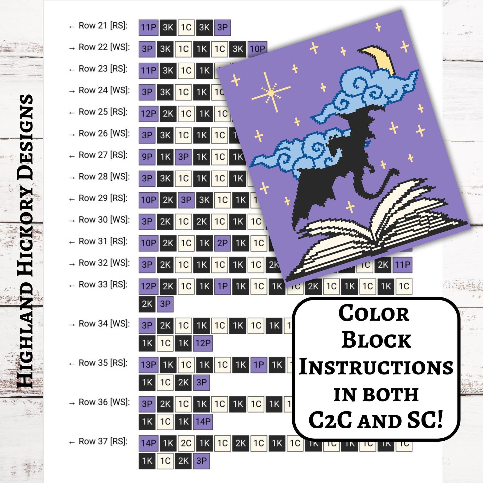 Dragon Story Graph Crochet Pattern C2C Graphgan + Written Instructions ...