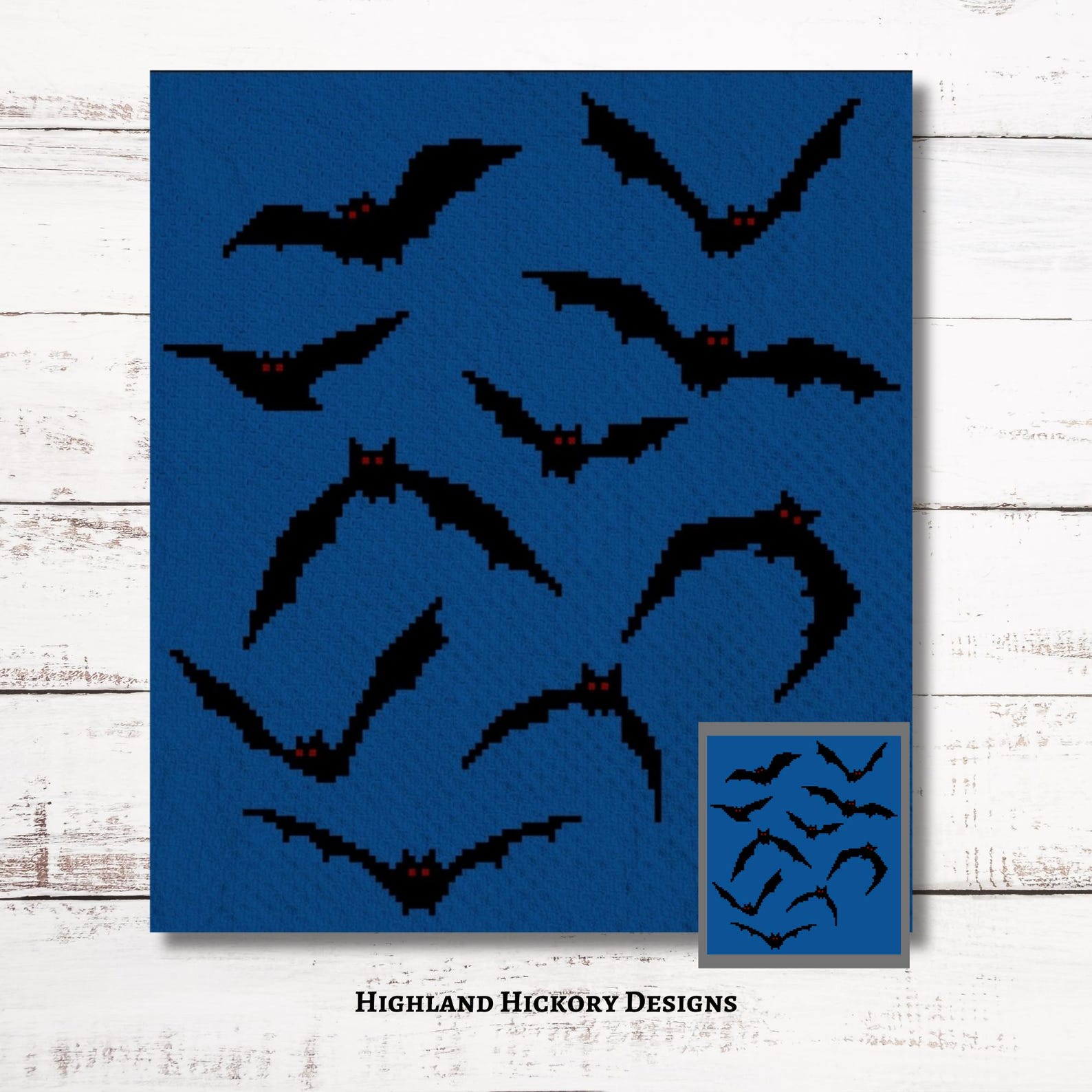 Bats Graph Crochet Pattern C2C, Mini C2c, Tss, Sc, Hdc, Dc Graphgan ...
