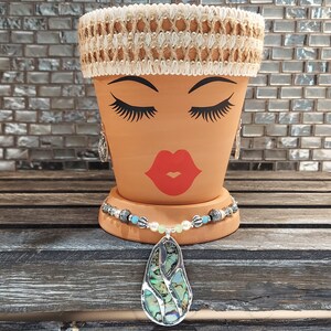 Sassy Soul Sister, Head Face Planter, Planter With Drainage, Planters ...