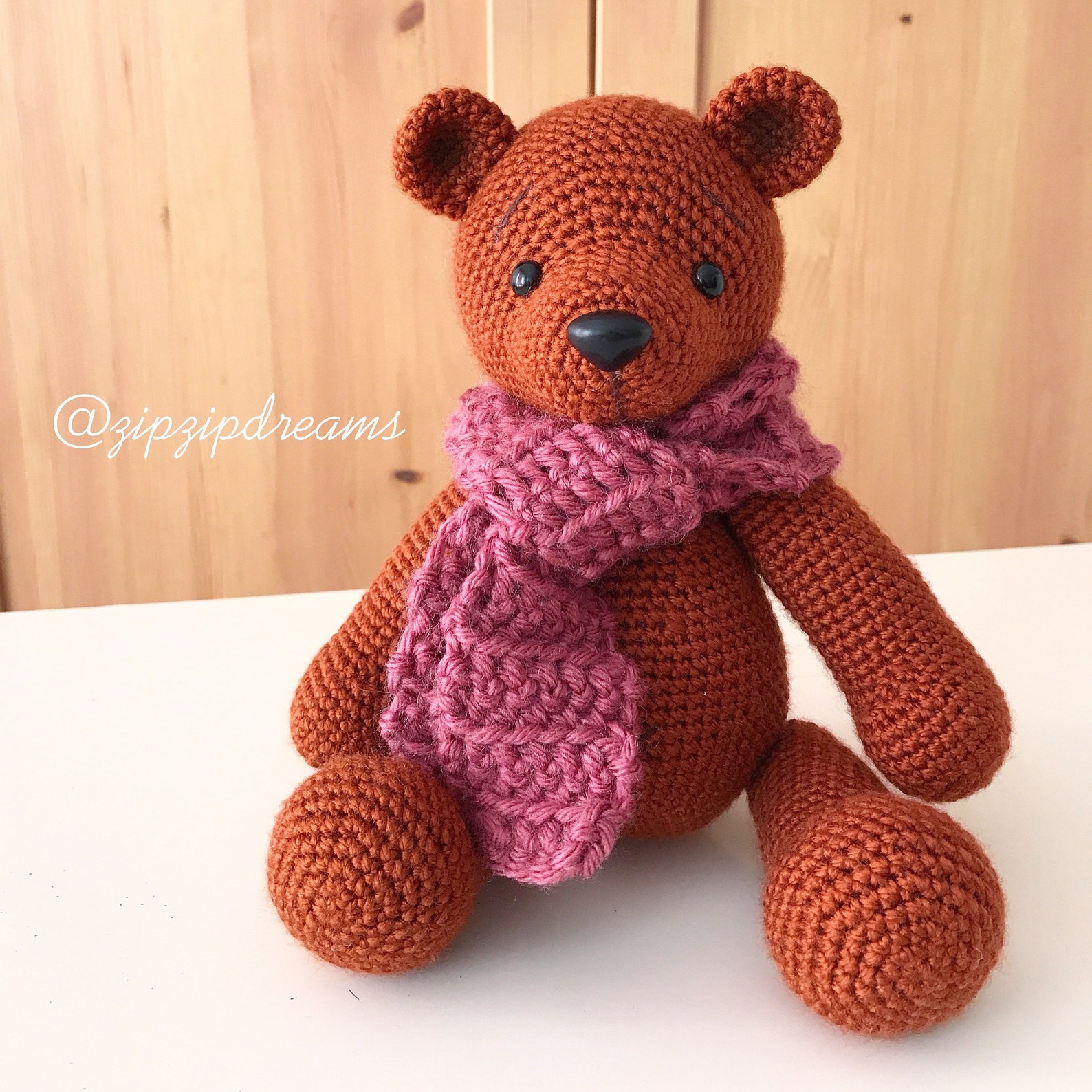 Crochet Pattern Teddy Bear - Etsy
