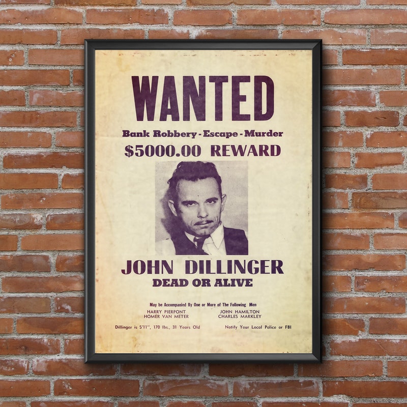 Wanted Dead or Alive Posters - Etsy